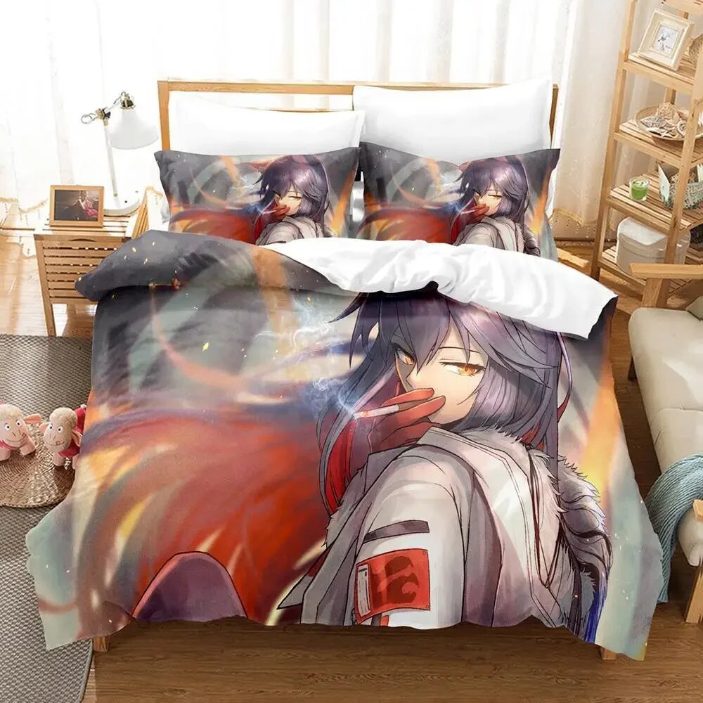 Комплект постельного белья Arknights, AU King 245x210cm, Цвет: 19