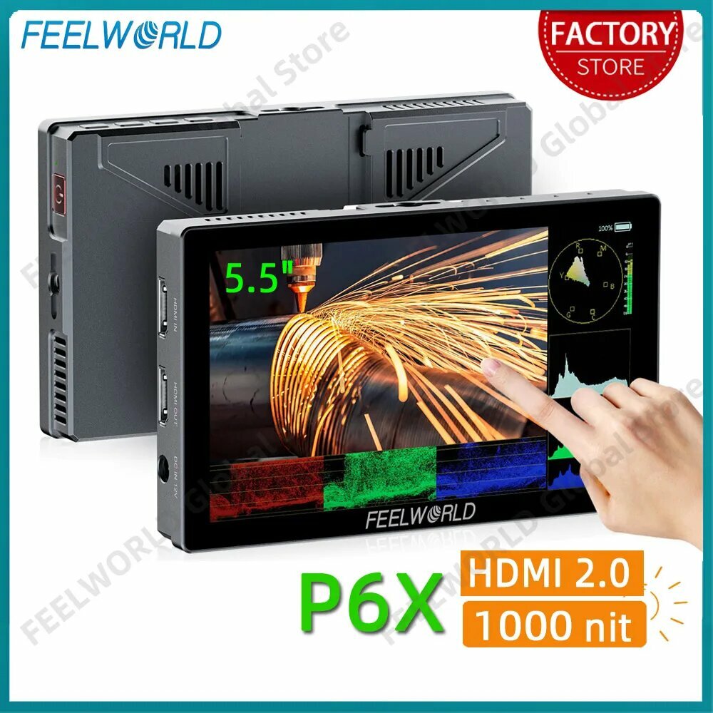FEELWORLD P6X 5.5 дюймов монитор для камеры