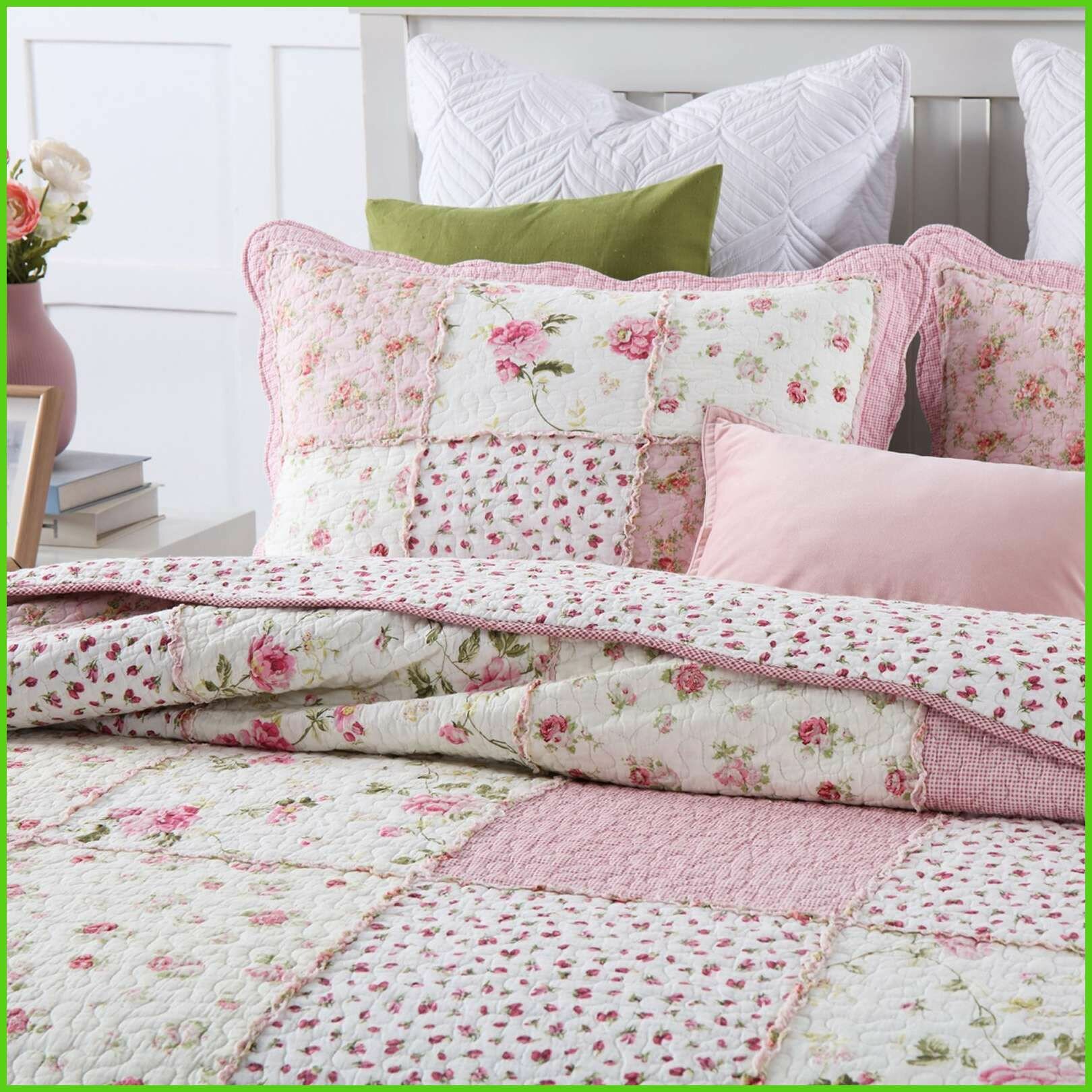 Покрывало с наволочками, Стеганое хлопчатобумажное лоскутное одеяло в стиле пэчворк с 2 наволочками-Egeland Домашнее прядение