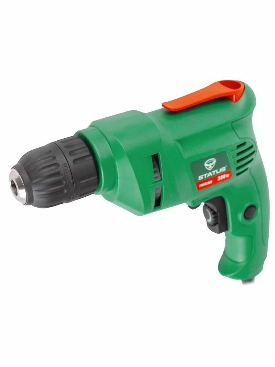Дрель STATUS D-380 сетевая (безударная, 380Вт, БЗП 10мм, 3000об/мин, 1.4кг)