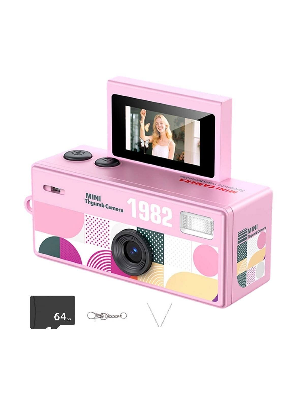 ABS Thumb Camera High Clearly Видеомагнитофон для Активного отдыха Видеокамера