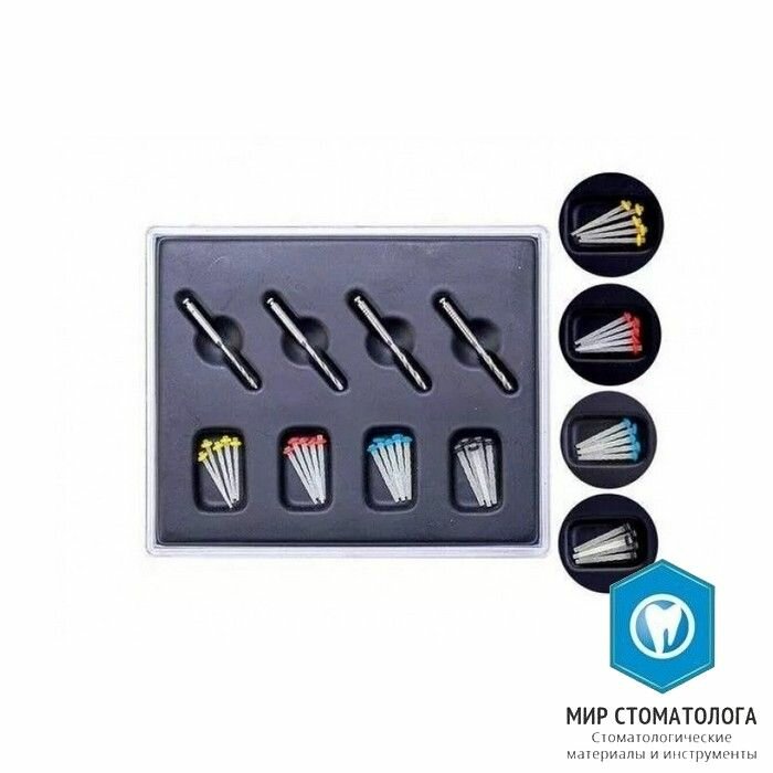 Штифты стекловолоконные FIBRAPOST Inci Dental 20 штифтов + развертки (набор)