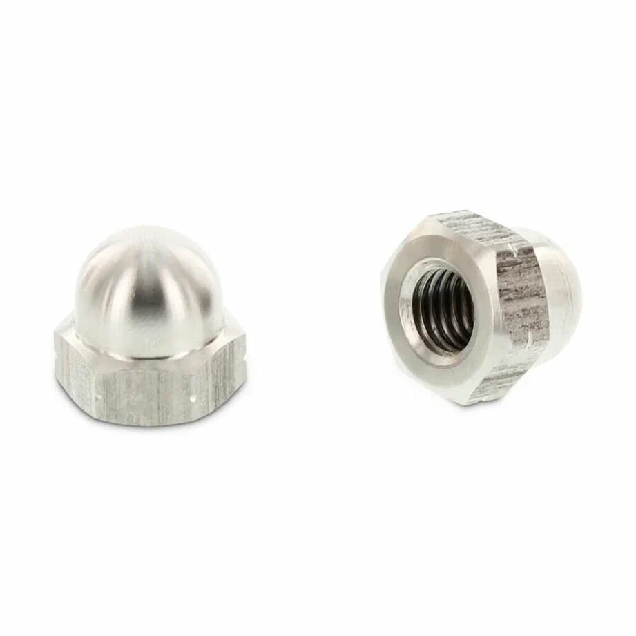 Гайка высокая нержавеющая, М6, DIN 1587, А2, колпачковая 50 шт