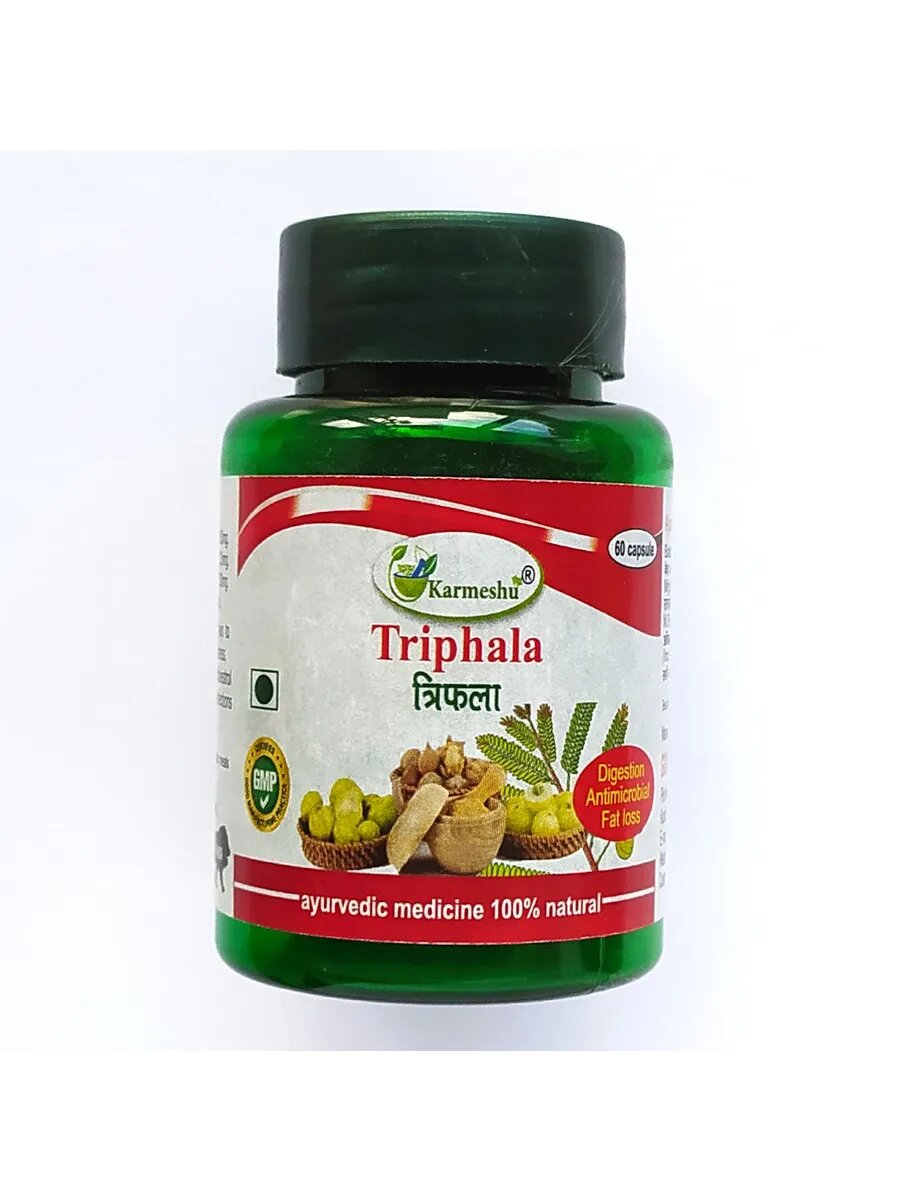Трифала 60 капсул 500мг Кармешу