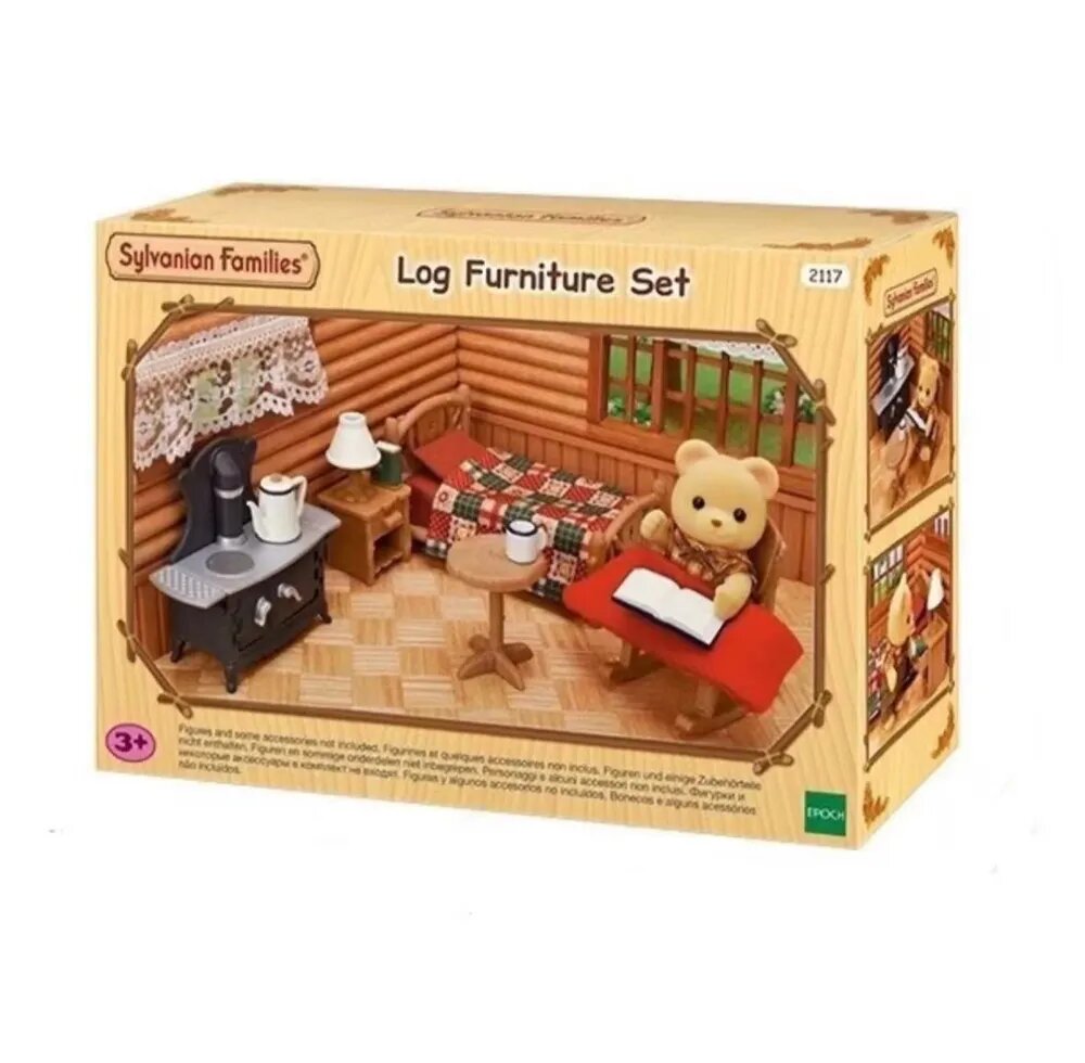 Sylvanian Families Warmth Log Furniture Set Детские игрушки Коллекционные игрушки