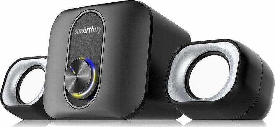 Колонки компьютерные/Акустическая система 2.1 SmartBuy ORION, Bluetooth, 12Вт, LED-подсветка SBA-4400, черный