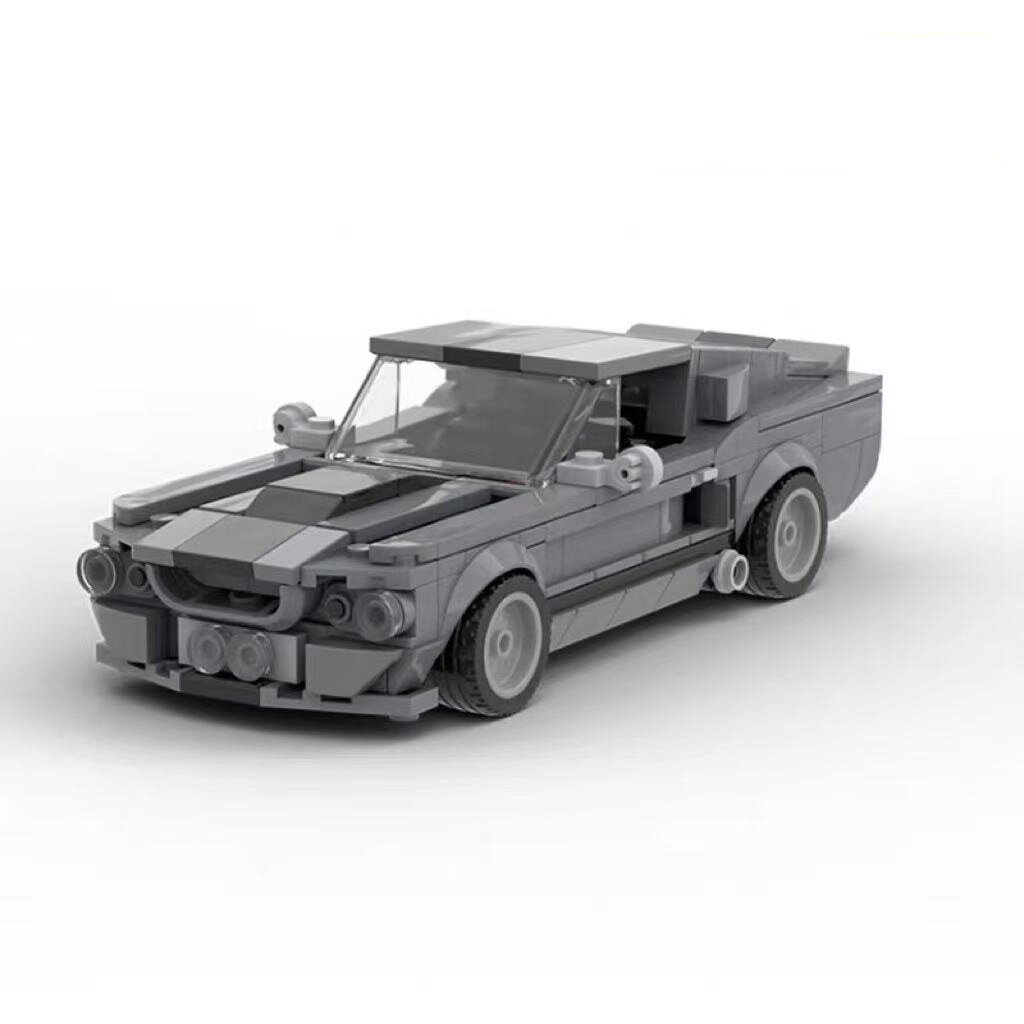 Набор игрушечных моделей MOC puzzle toy, креативная сборка автомобиля Ford Shelby, подарки для детей