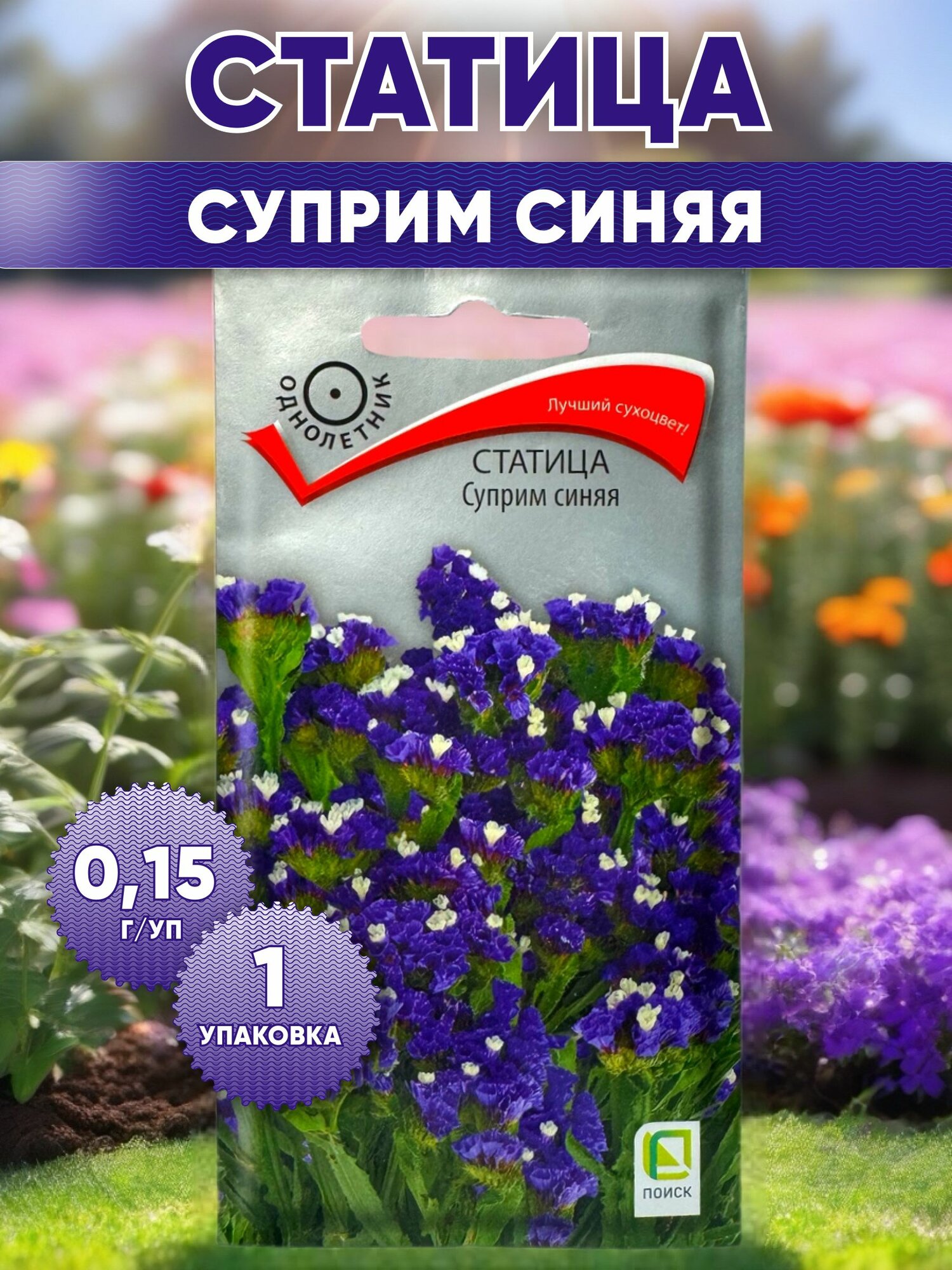 Семена Статица суприм синяя 0,15г/1уп, Поиск