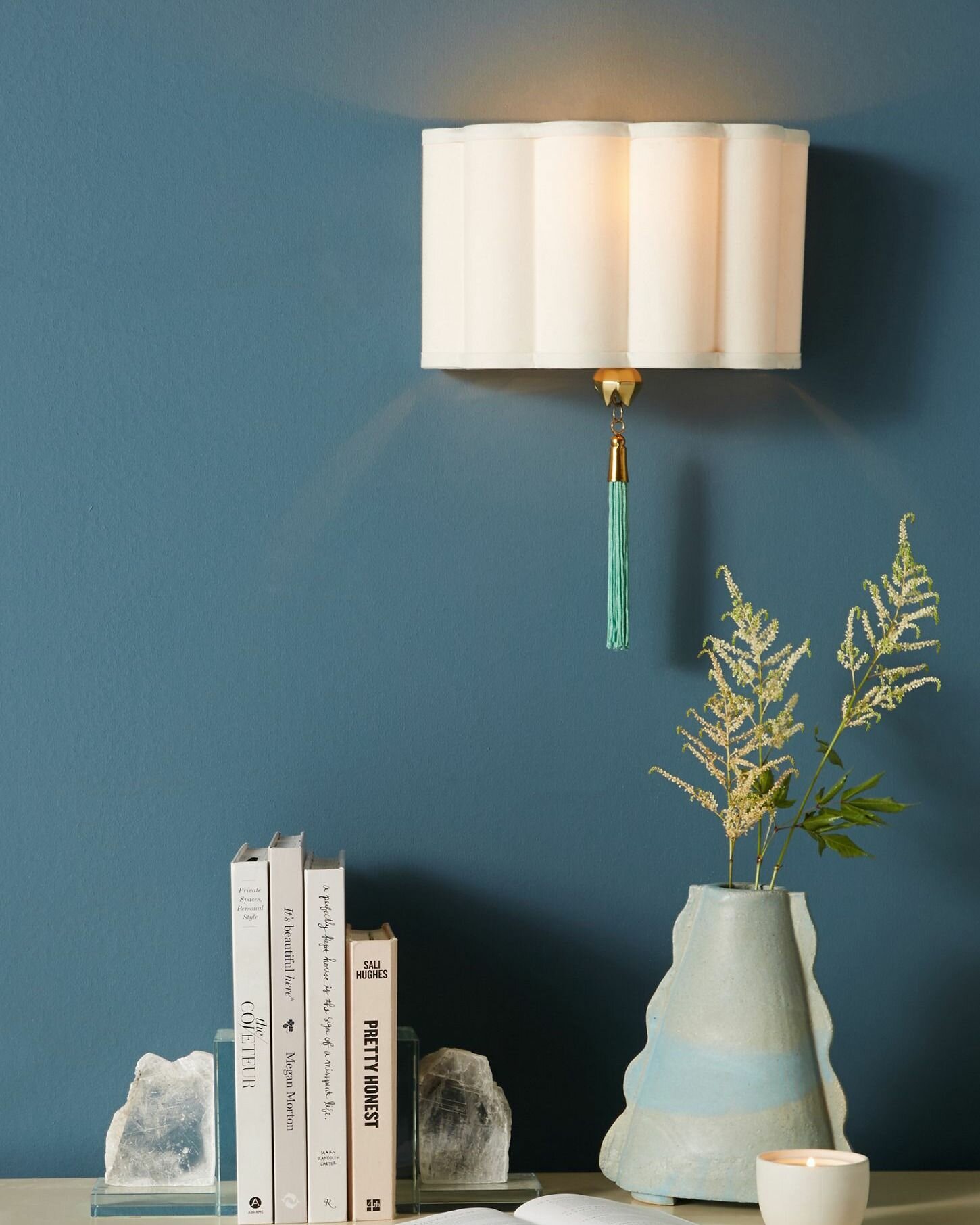 Бра с зеленой кисточкой "Тампа"