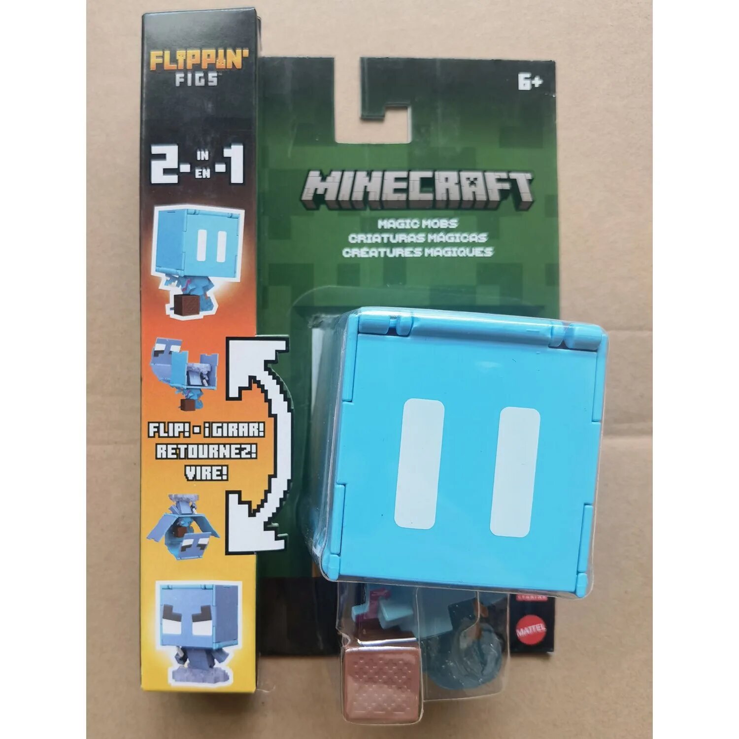 Mattel Minecraft Flippin' Figs 2 в 1 Warden Enderman