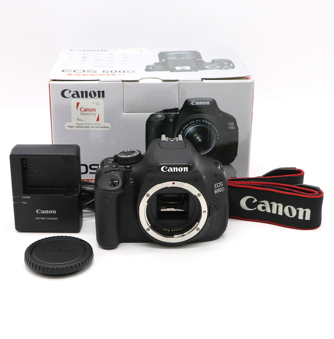 Canon EOS 600D body в упаковке (пробег 8000 кадров)