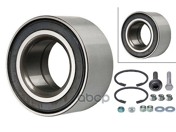 Подшипник ступицы заднего колеса, комплект Audi 80, 90 (84-95) 1.6-2.3, A4 (94-) 1.6-1.8, A6 1.8-1.8 шт. Fag арт. 713610170