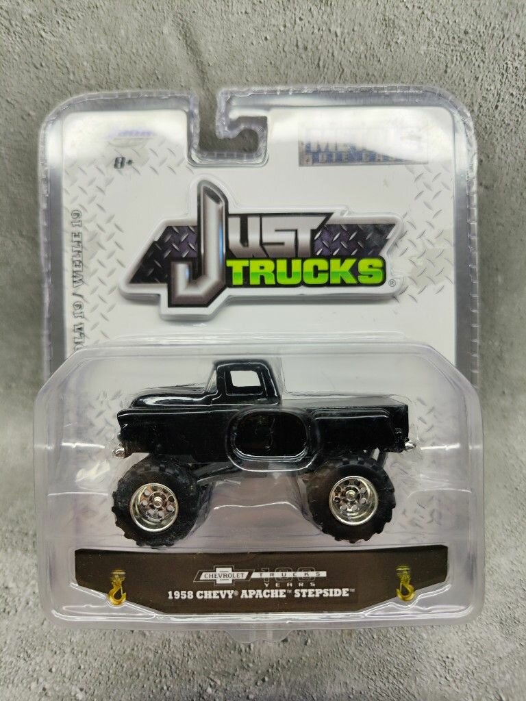 Jada Toys 1:64 Big Foot, литой автомобиль-монстр(1958CHEVY)