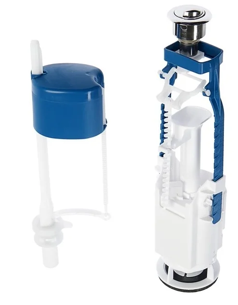 АБ 77.57.14.3 Двухрежимная арматура для сливного бачка Santek