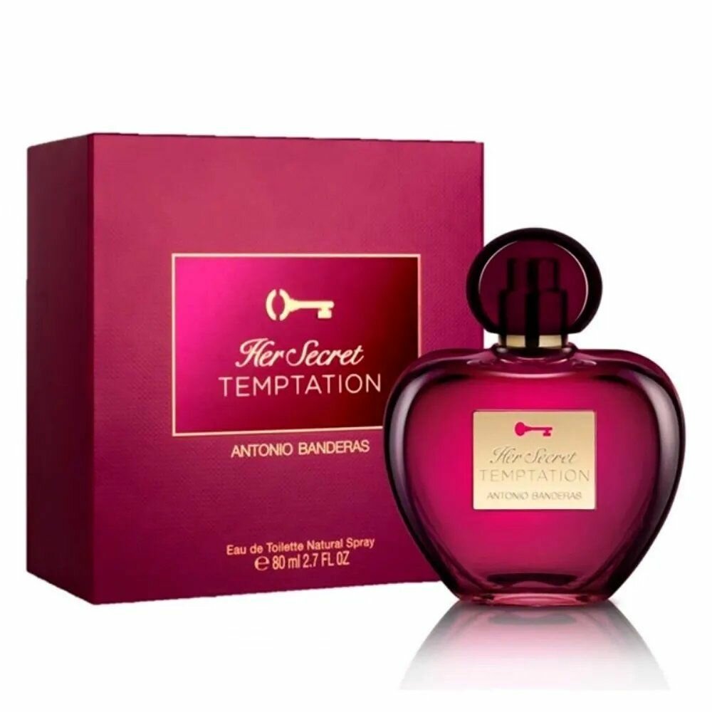 Туалетная вода Antonio Banderas HER SECRET TEMPTATION 80ml для женщин