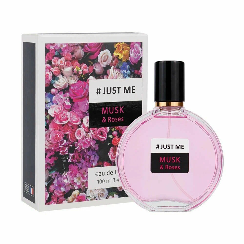 Туалетная вода Delta Parfum Just Me MUSK&ROSES 100ml (аромат Mont Roses Musk) для женщин