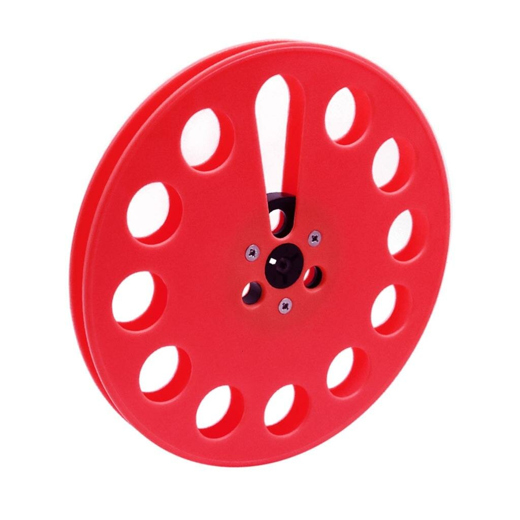 Многодырчатая намоточная катушка для 7-дюймовой магнитной ленты, красный