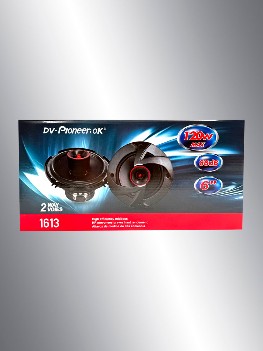 Колонки в машину DV Pioneer.ok 1613