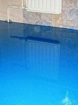 Наливной эпоксидный пол синий 6 кг,5 м кв. 2х компонентный