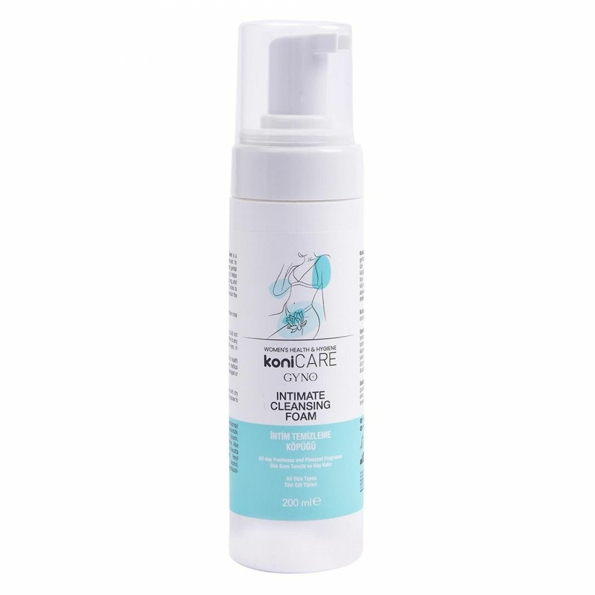 Пенка для интимной гигиены Konicare Gyno Intimate Cleasing Foam, 200 мл