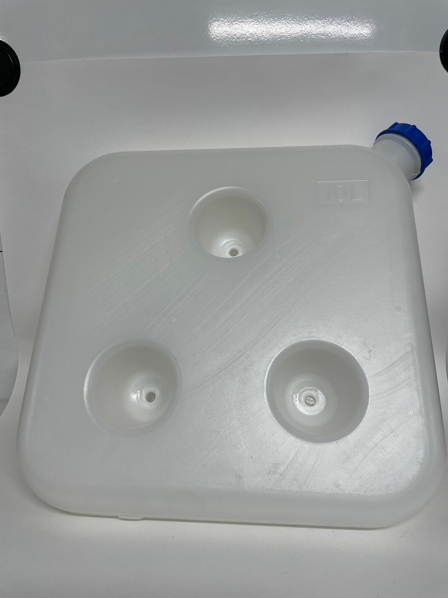 Топливный бак автономного отопителя, 10 литров, бачок, пластик-белый (1 шт.), арт: 4230-К