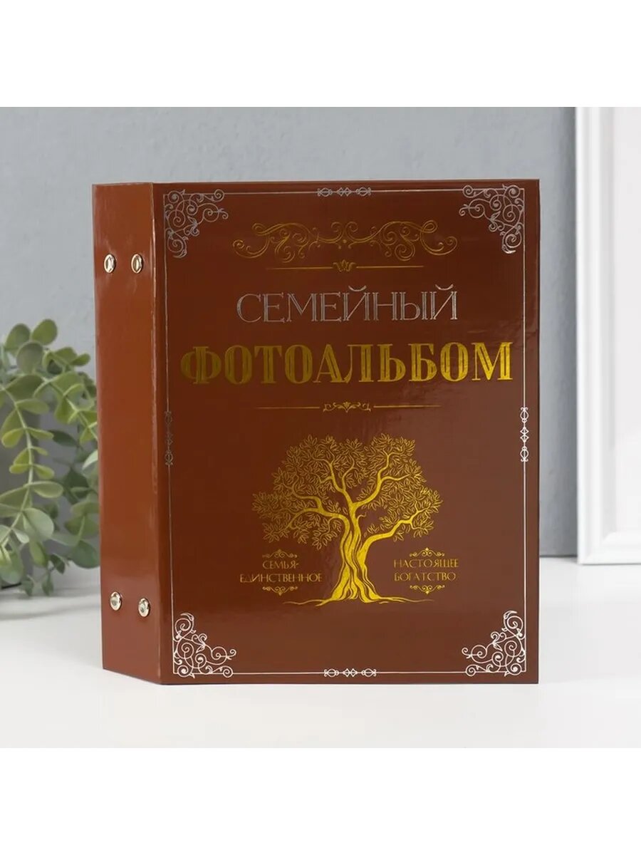 Стильный семейный фотоальбом для 200 снимков