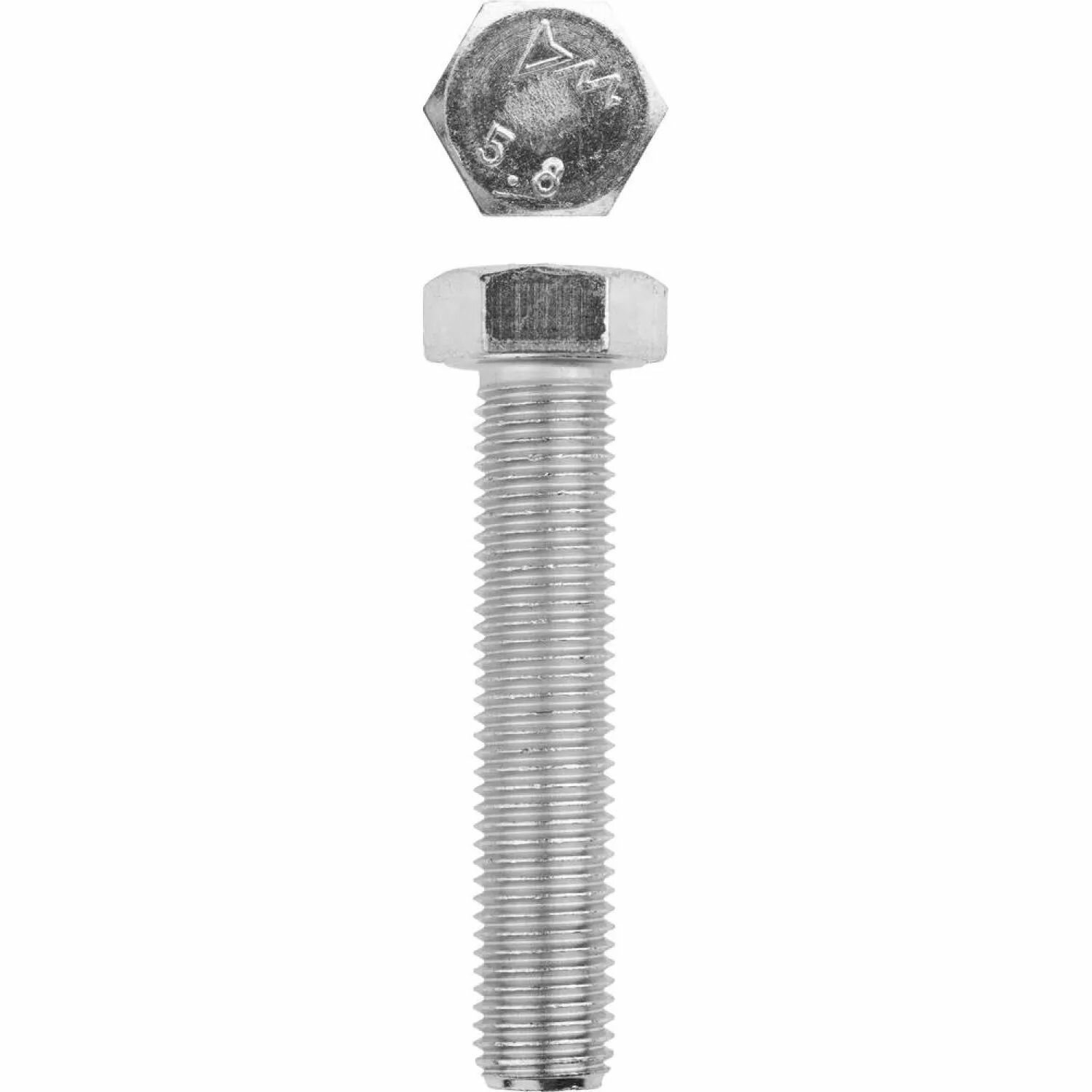 Болты шестигранные ЗУБР ГОСТ 7798-70, класс прочности 5.8, M16х80 мм, цинк, 5 кг