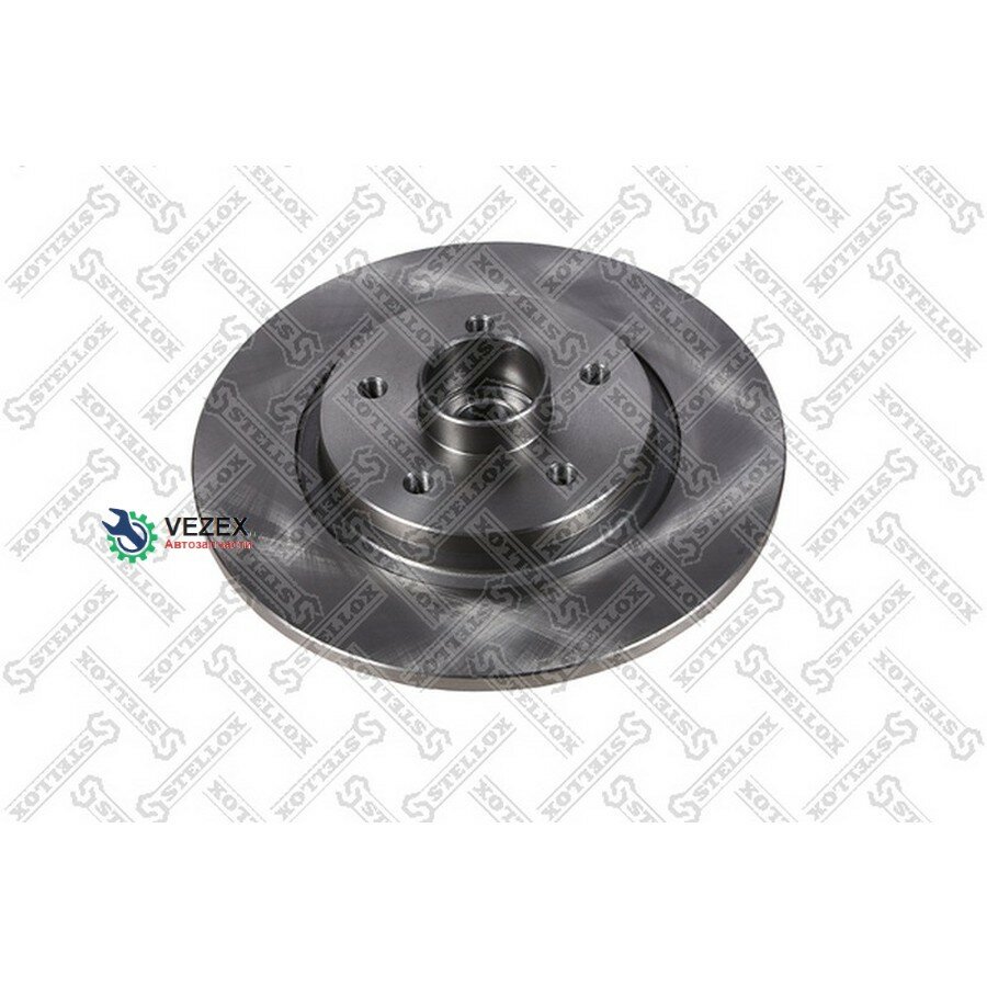 STELLOX 60201689SX диск тормозной задний! без подшипника и кольца ABS\ Renault Kangoo 1.6i/1.5DCi 07>