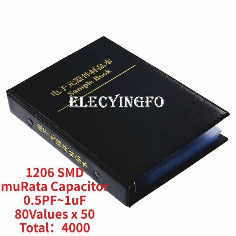 Набор SMD чип-конденсаторов 1206 (0.5 пФ 1 мкФ) 80 модель конденсаторов по 50 штук всего 4000