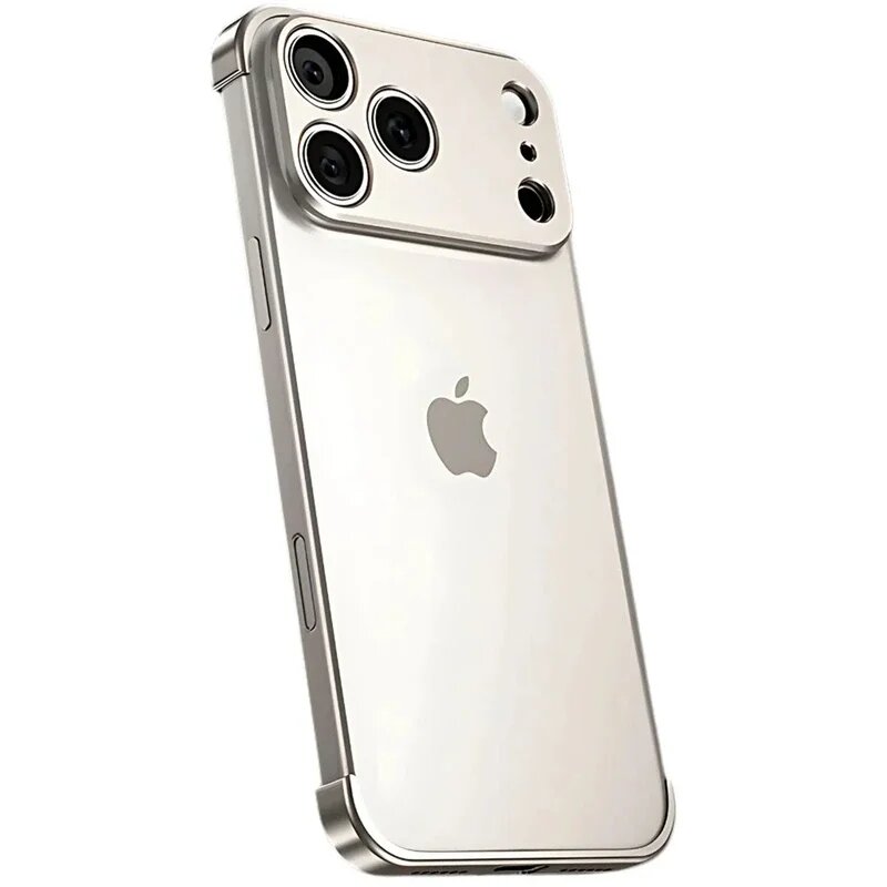 Металлический чехол для iPhone 17 Pro Max Titanium Gray