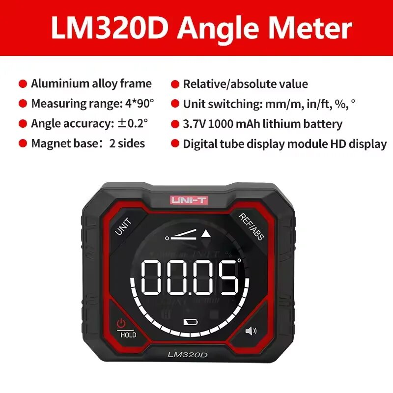 UNI-T LM320D LM320E LM320F Лазерный инклинометр LM320D no laser