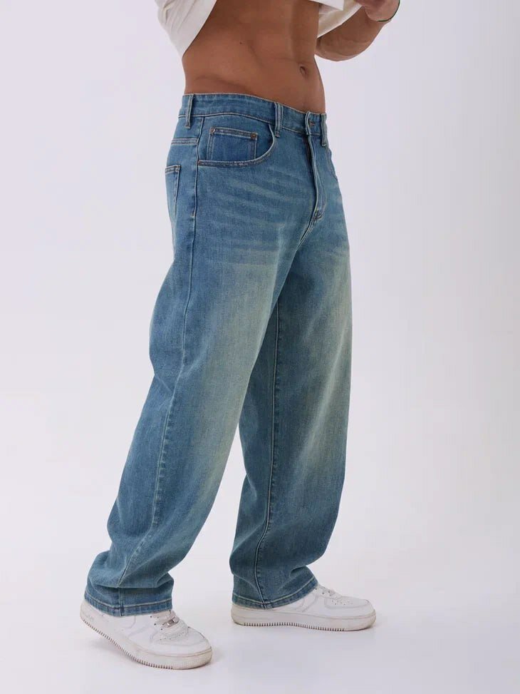 Джинсы багги 