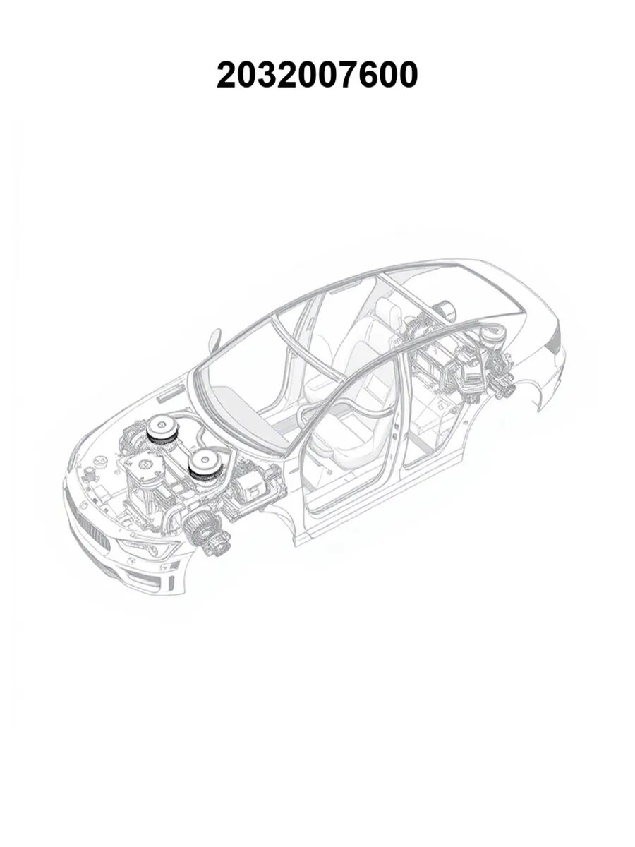 2032007600, Фильтр воздушныи Geely