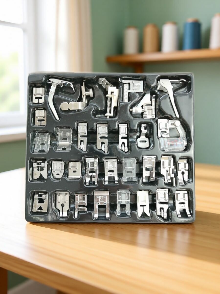 Лапки для швейной машины, набор из 32 лапок