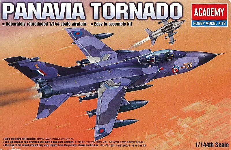Academy 12607 1/144 Panavia Tornado Сборная модель самолета ABS пластик