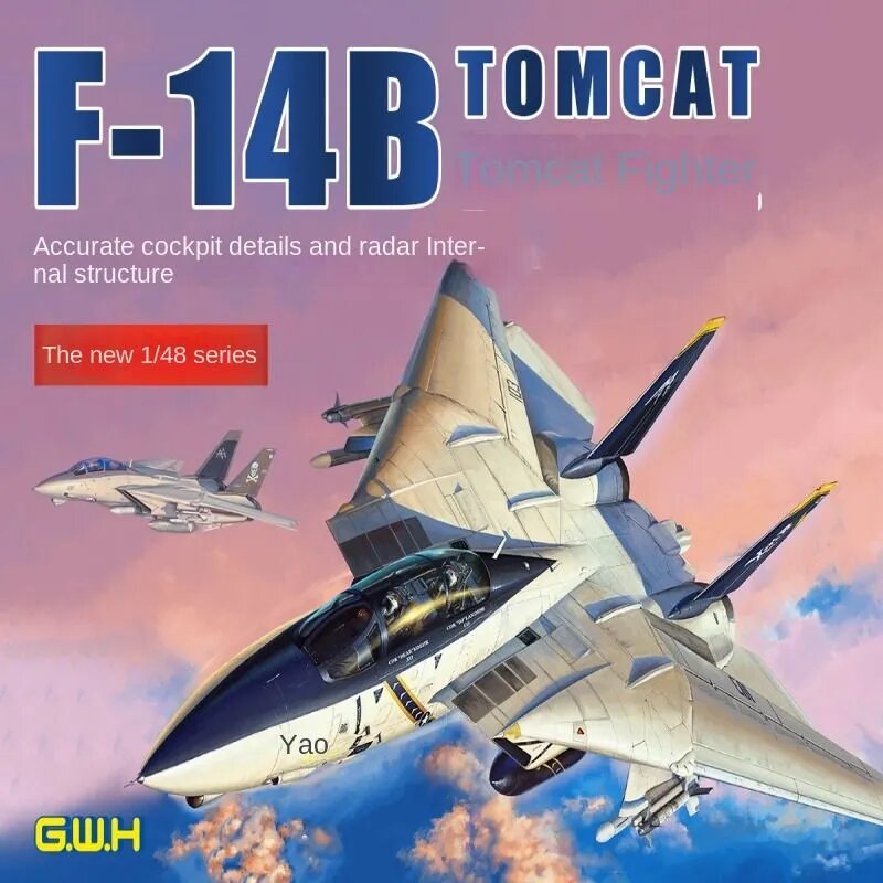 Great WaLL Hobby L4828 1/48 ассортимент f-14b tomcat истребитель modek самолеты