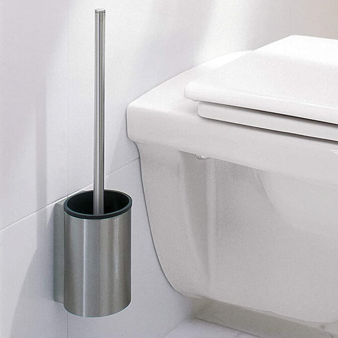 Ёршик для унитаза Keuco Plan 14972 010200 хром/ черный