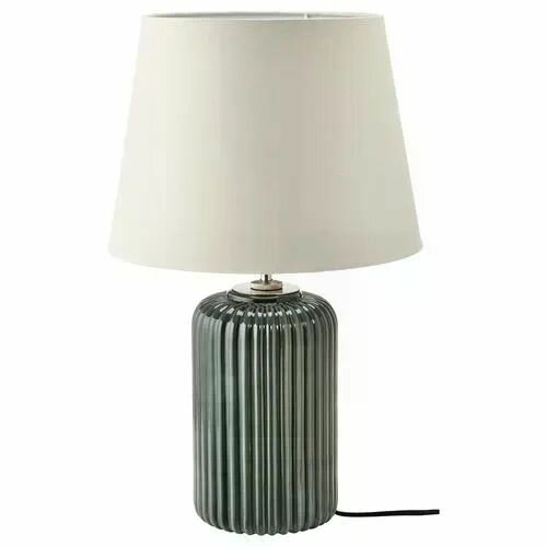 IKEA SNOBYAR - настольная лампа, серо-белая-LI