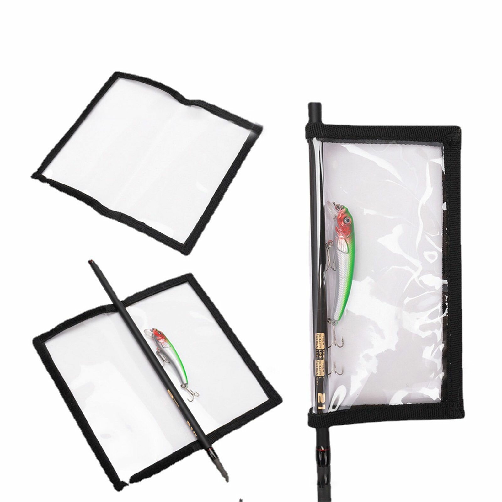 Чехол для рыболовных крючков из ПВХ прозрачное хранилище приманок
