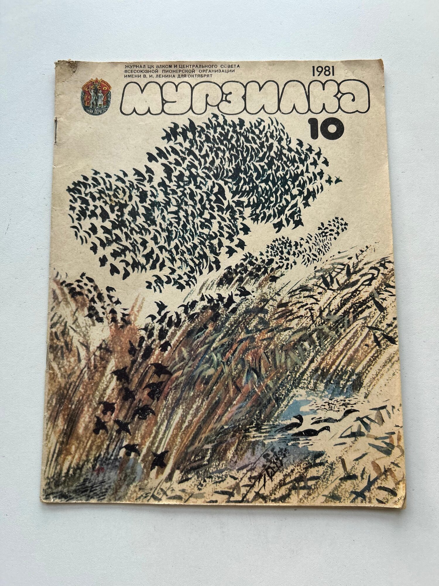 Журнал Мурзилка . Выпуск 10, 1981г. Издание 1981 года