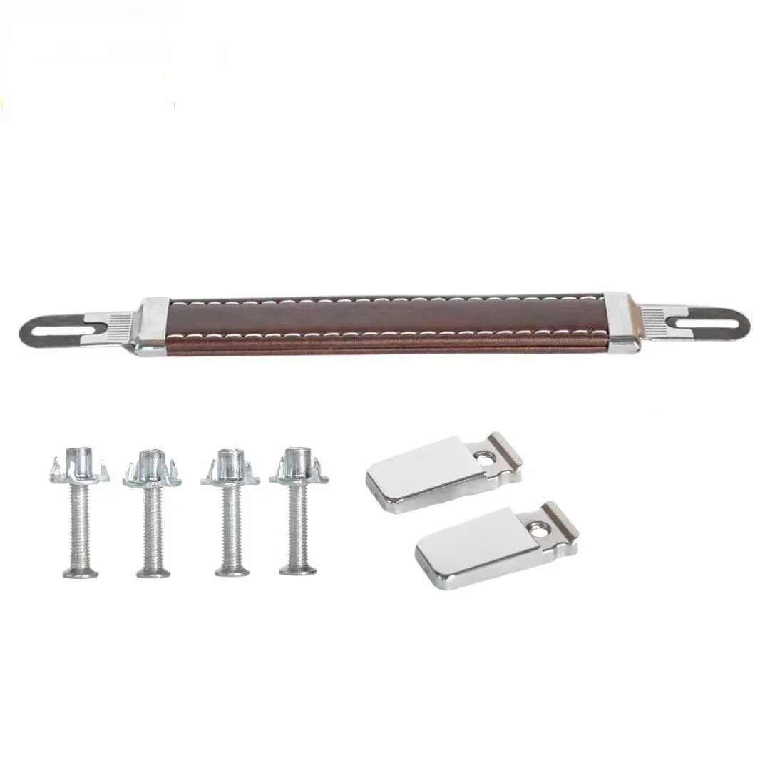 1 шт. коричневый винтажный кожаный гитарный усилитель с рукояткой для Ampeg Amp