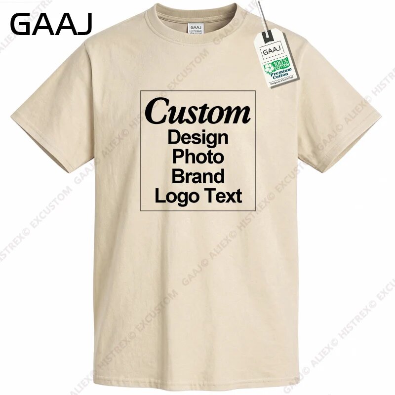 Футболка кастомная GAAJ, хаки, 5XL