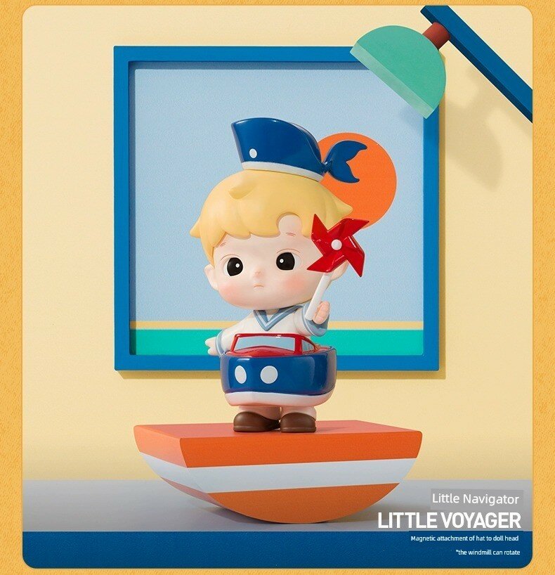 POP MART HACIPUPU Time Machine Фигурка Little Sailor коллекционная для стола подарок