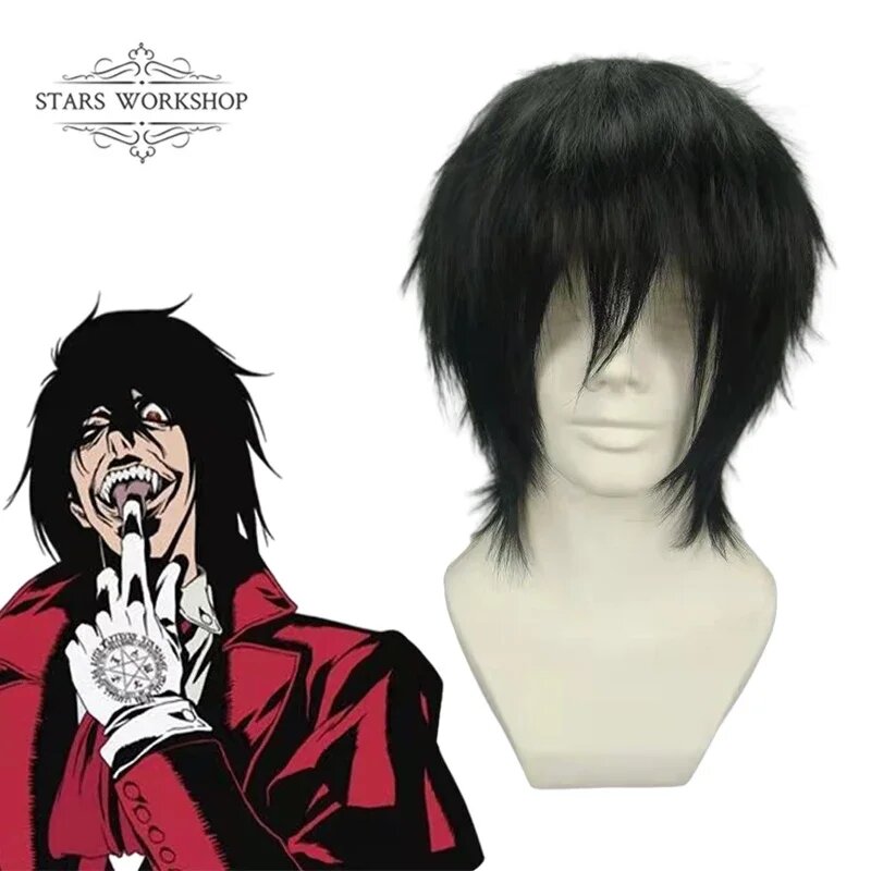 Костюм Охотник на Вампиров Хеллсинг Алукард Черный, One Size, Accessories 1, Men