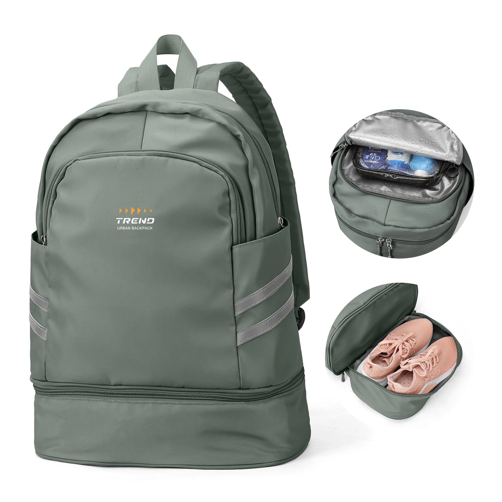 Женский спортивный рюкзак Dark Green, Small