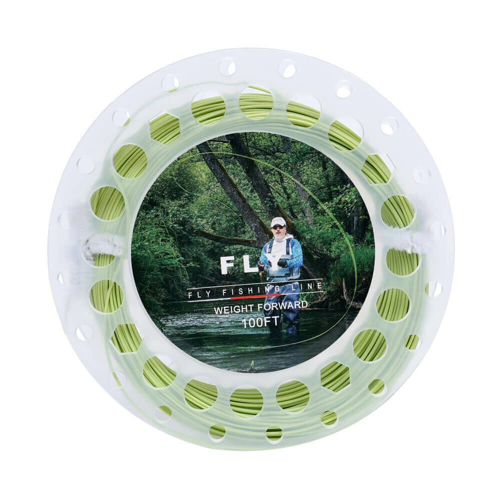 Кайлбукер WF3F-WF8F со сварной петлёй Переднеогруженная плавающая мушка-шнур для нахлыста, 100 футов (30.5 м)