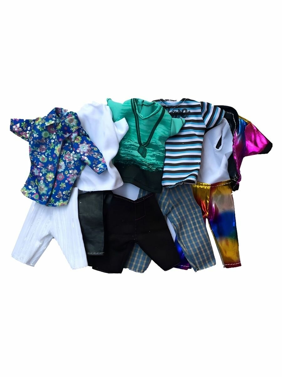 TELOLY Комплект одежды для кукол 32 см, костюм для Кена, модные штаны