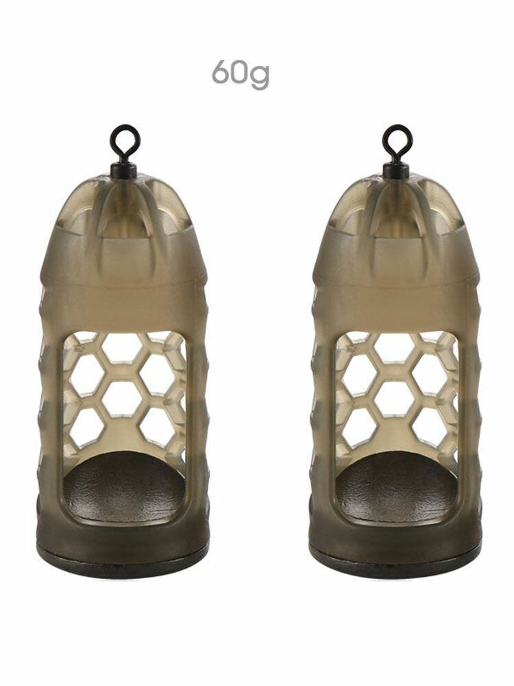 Кормушка фидерная пластиковая для рыбалки пуля 2шт уки