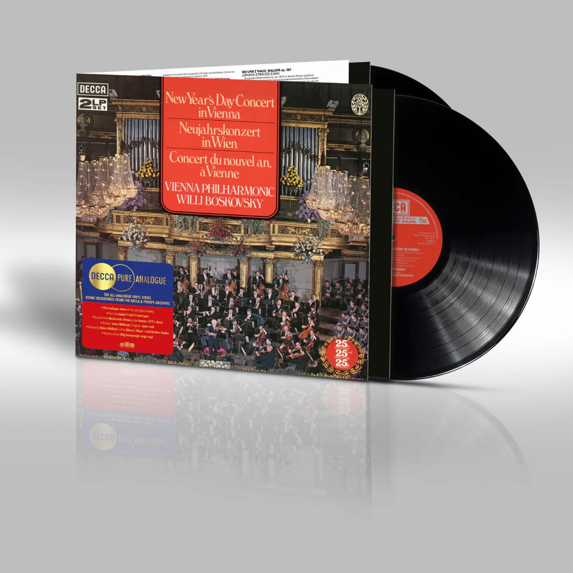 Виниловая пластинка Das Neujahrskonzert Wien 1979 (180g / limitierte Deluxe-Edition) (2 LP) (2 LP)