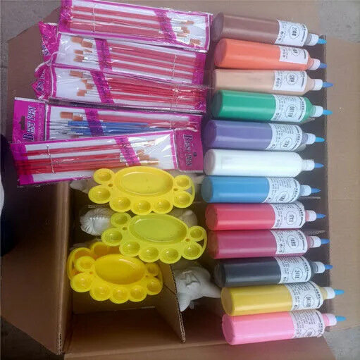 Гипсовые фигурки для рисования, пустые заготовки для детских художественных проектов, идеально подходят для продажи на парковых и ночных рынках, оптовые поставки с бесплатной доставкой на единичные товары.